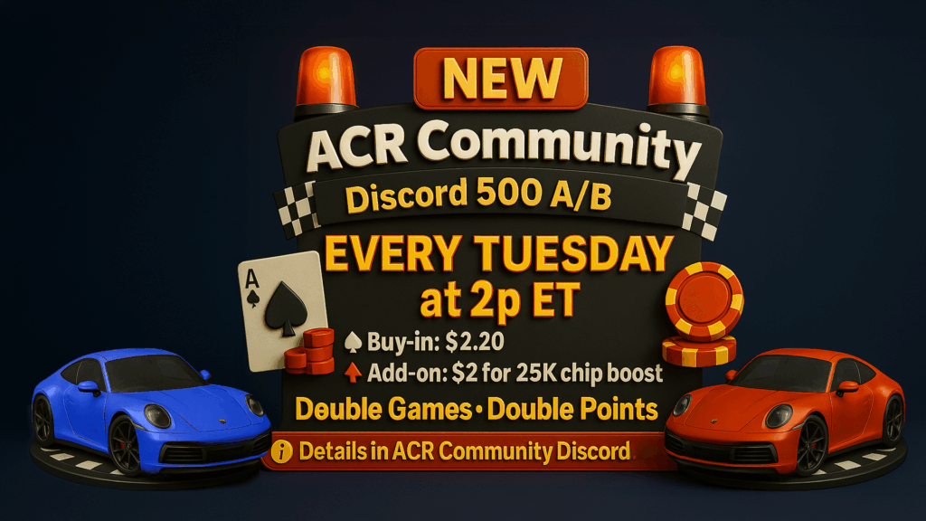 Race the ACR Community Discord A/B 500 ⋆ ACR Stormers